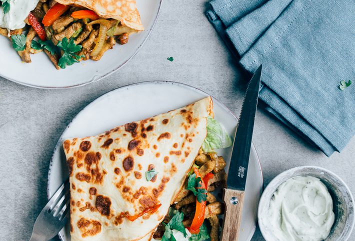 Hartige pannenkoek shoarma - BESCHERMT UW GEZONDHEID